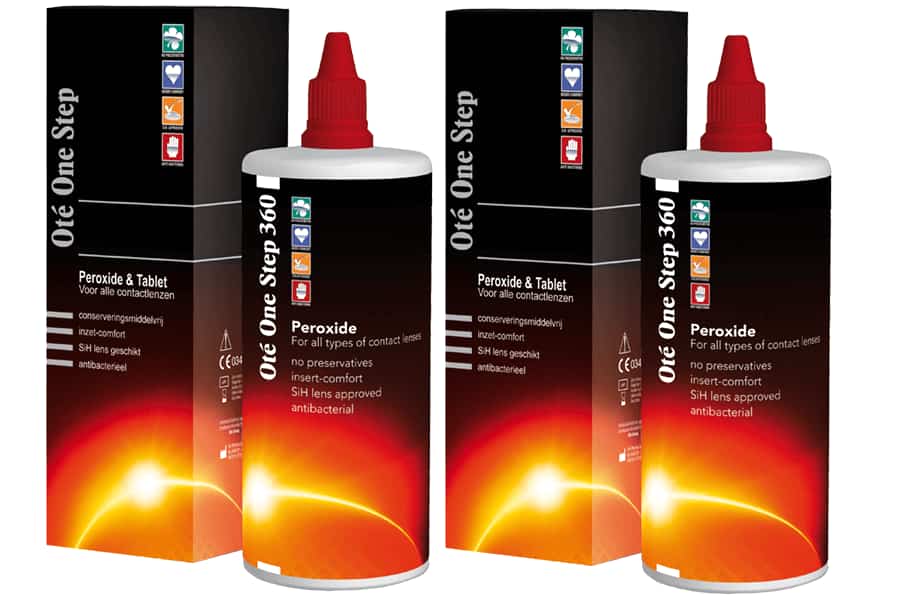 Oté one step lenzenvloeistof conserveringsmiddelvrij peroxidesysteem